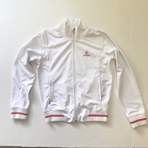 Converse | Jackets & Coats | Vintage 98 White Converse Track Jacket ...